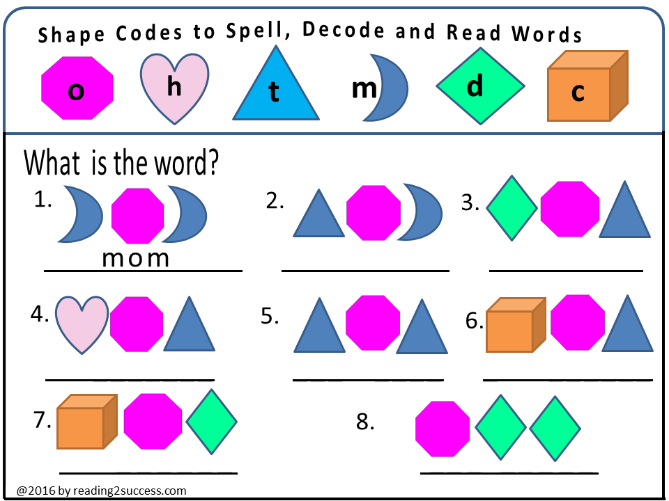 Reading2success: Find the Code in 2020 | Coding, Shape coding, Words
