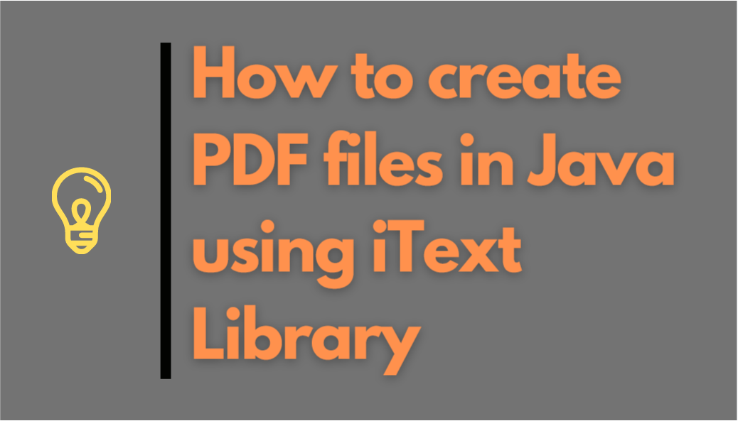 How To Create Pdf File In Java Itext Example