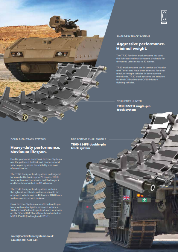 DEFENSE STUDIES: Rheinmetall Chooses Cook Defence Systems Tracks for ...
