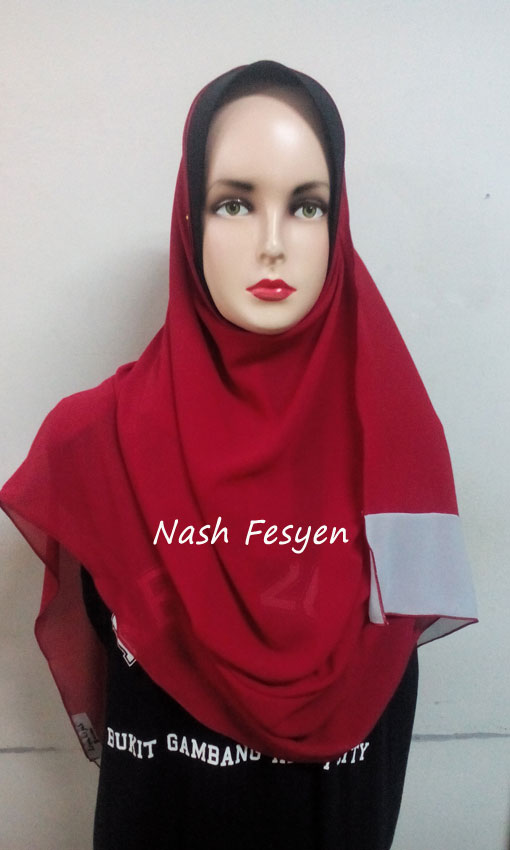 Nash Fesyen: Shawl Merah, Shawl Biru