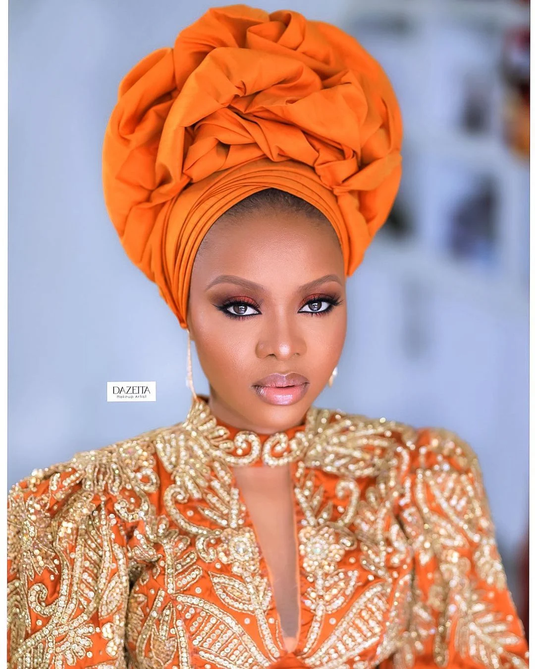53 Latest bridal gele and makeup ideas for 2021 | Melody Jacob