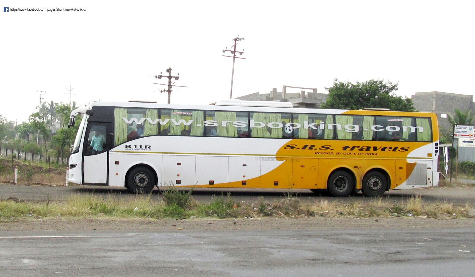 Shantanu Autoclickz: S.R.S Travels VOLVO B11R I-Shift 9400 PX Semi Sleeper