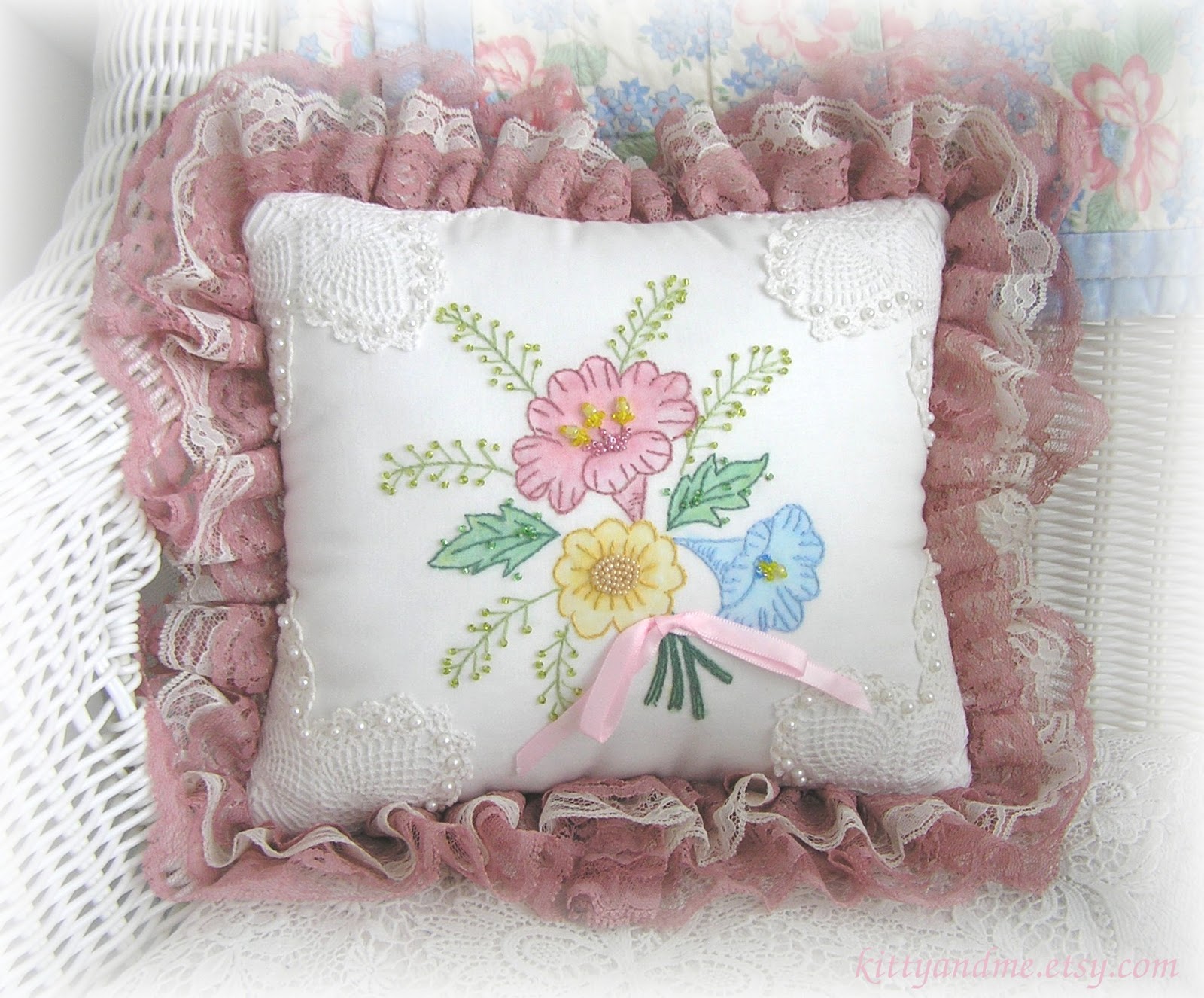 Kitty And Me Designs: Decorative Pillows