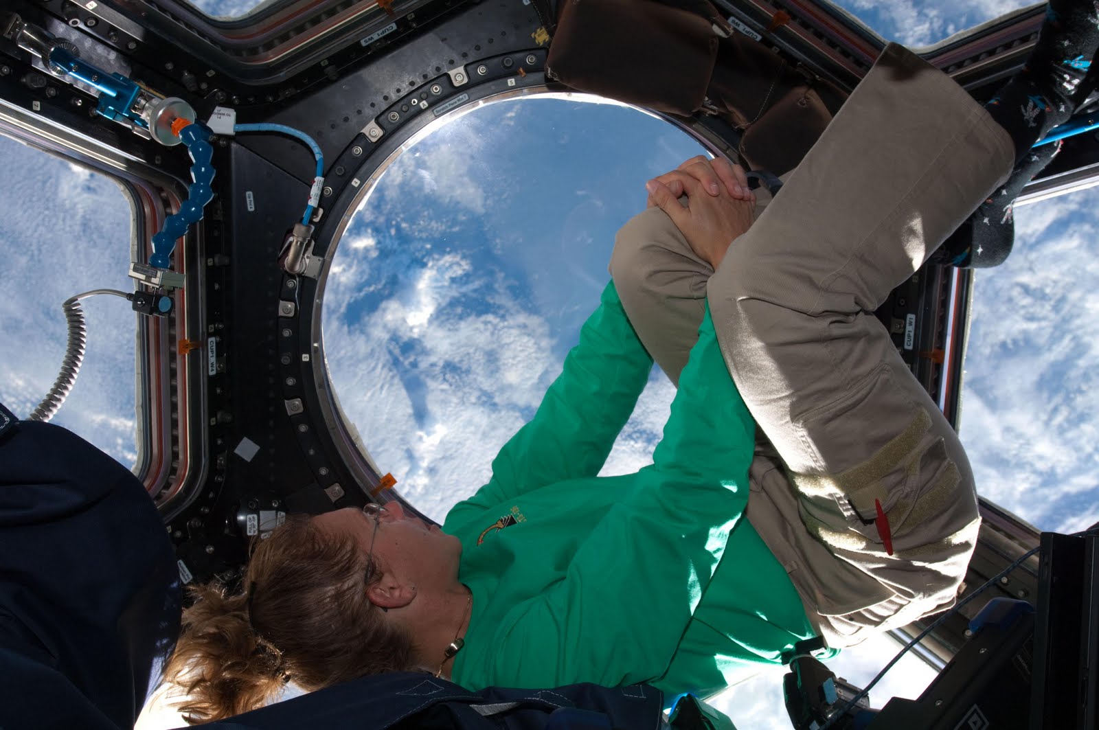 Press Trip America: Sandra Magnus arrive, ses trois collègues aussi