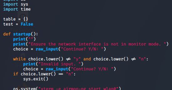 Using Python to easily deauth devices on a network.