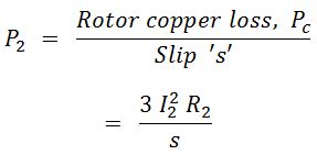 Torque Equation of Induction Motor
