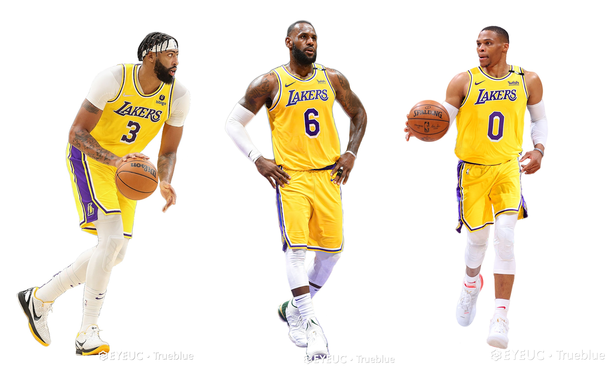 NBA 2K22 Los Angeles Lakers Show 360 Combination (AD, LeBron, Westbrook ...