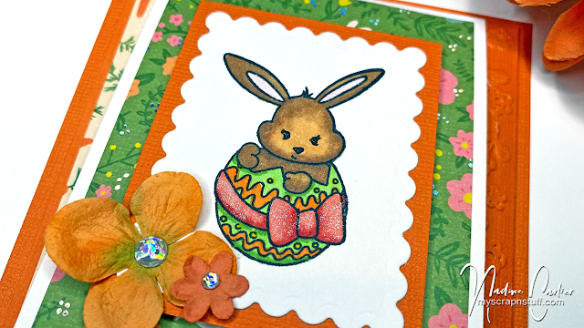 Fun Fold Easter Card ~ Nadine Carlier
