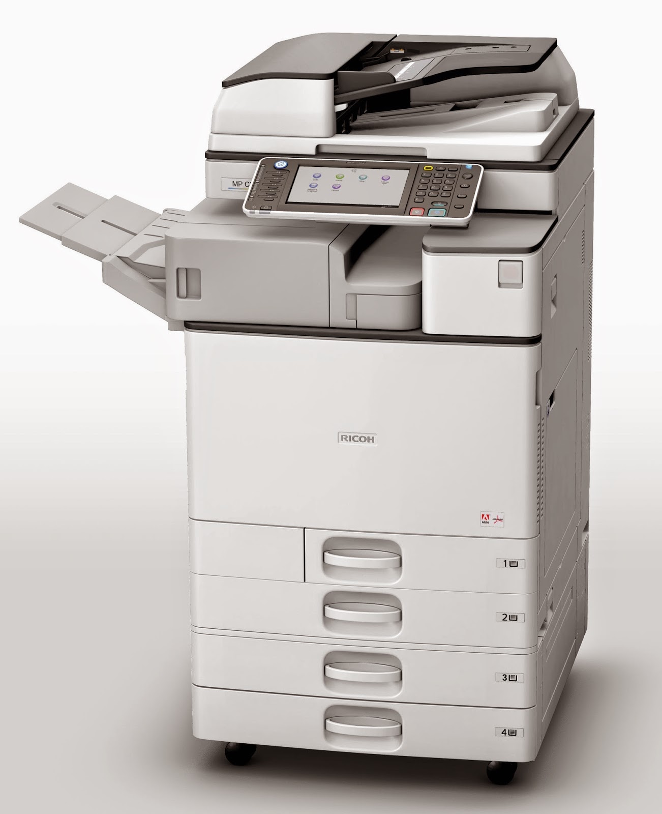 Mesin Photocopy RICOH : RICOH Colour Printer multi function Aficio MPC ...
