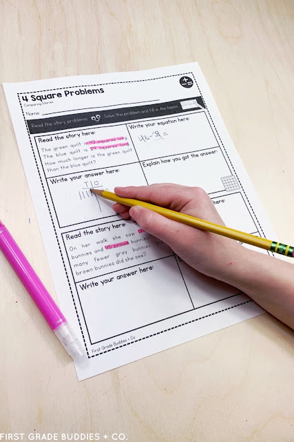 Standards...Simplified! Print a Standard for MATH! | First Grade Buddies