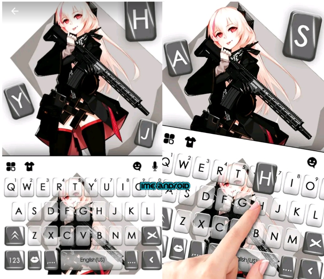 Aplikasi mengubah keyboard menjadi anime