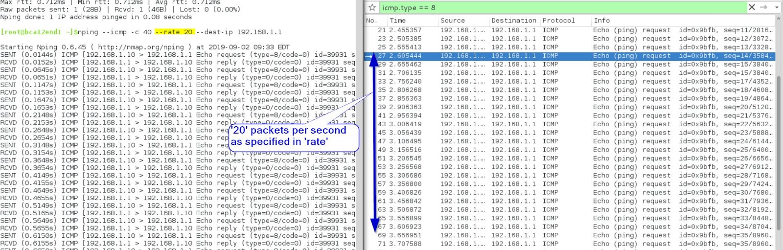 Active Hub 2: Nping - ICMP Types