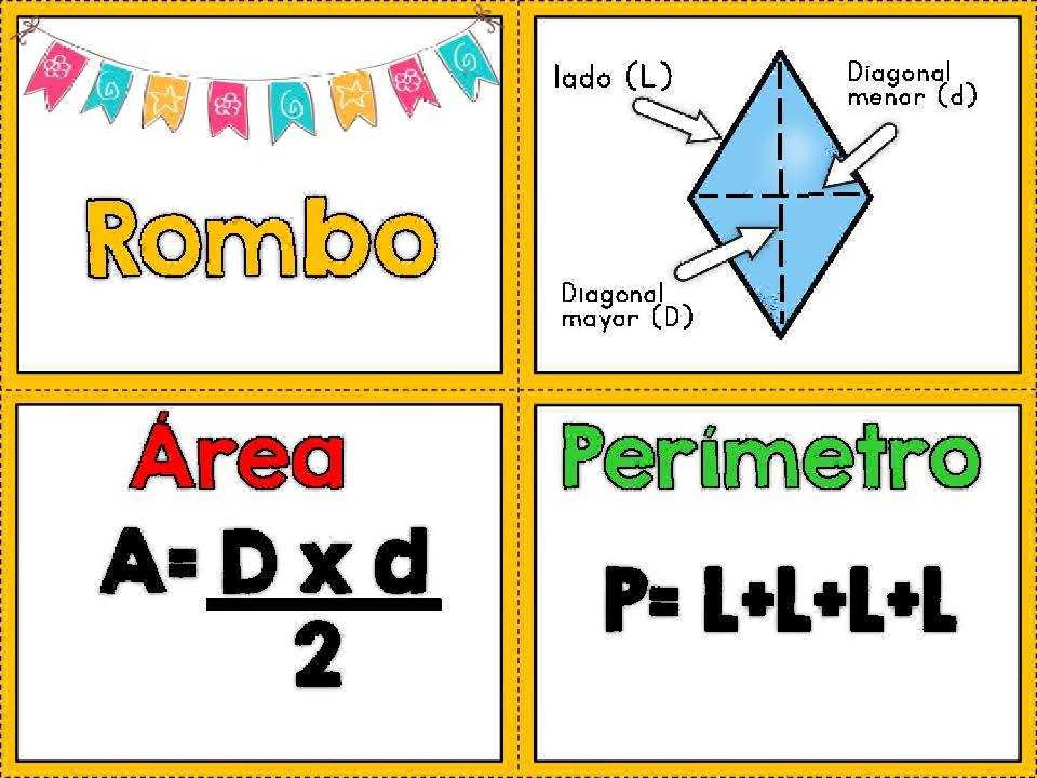 Fichas de Primaria: Área y perímetro