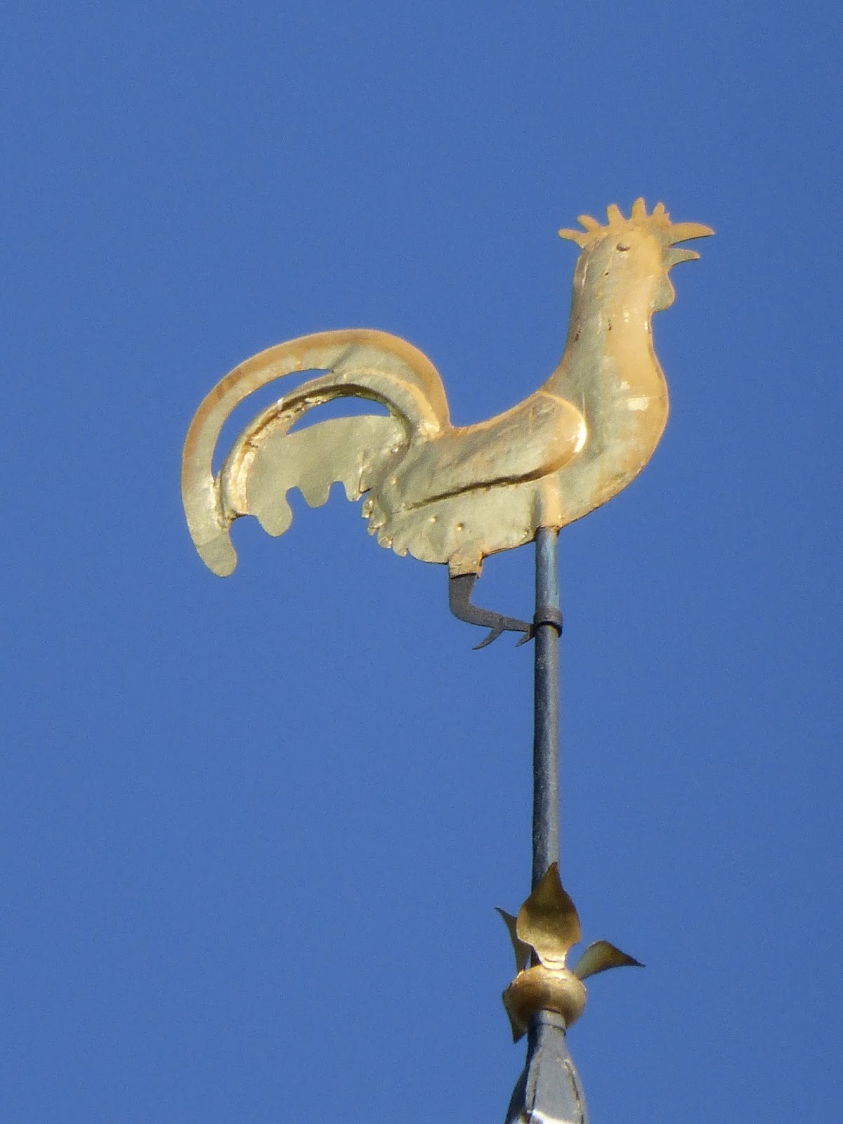Nutfield Genealogy: Weathervane Wednesday ~ A Very Old Weathercock
