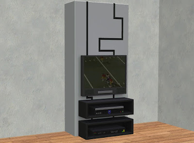 TheNinthWaveSims: The Sims 2 - TS3 HELS Floor TV For The Sims 2