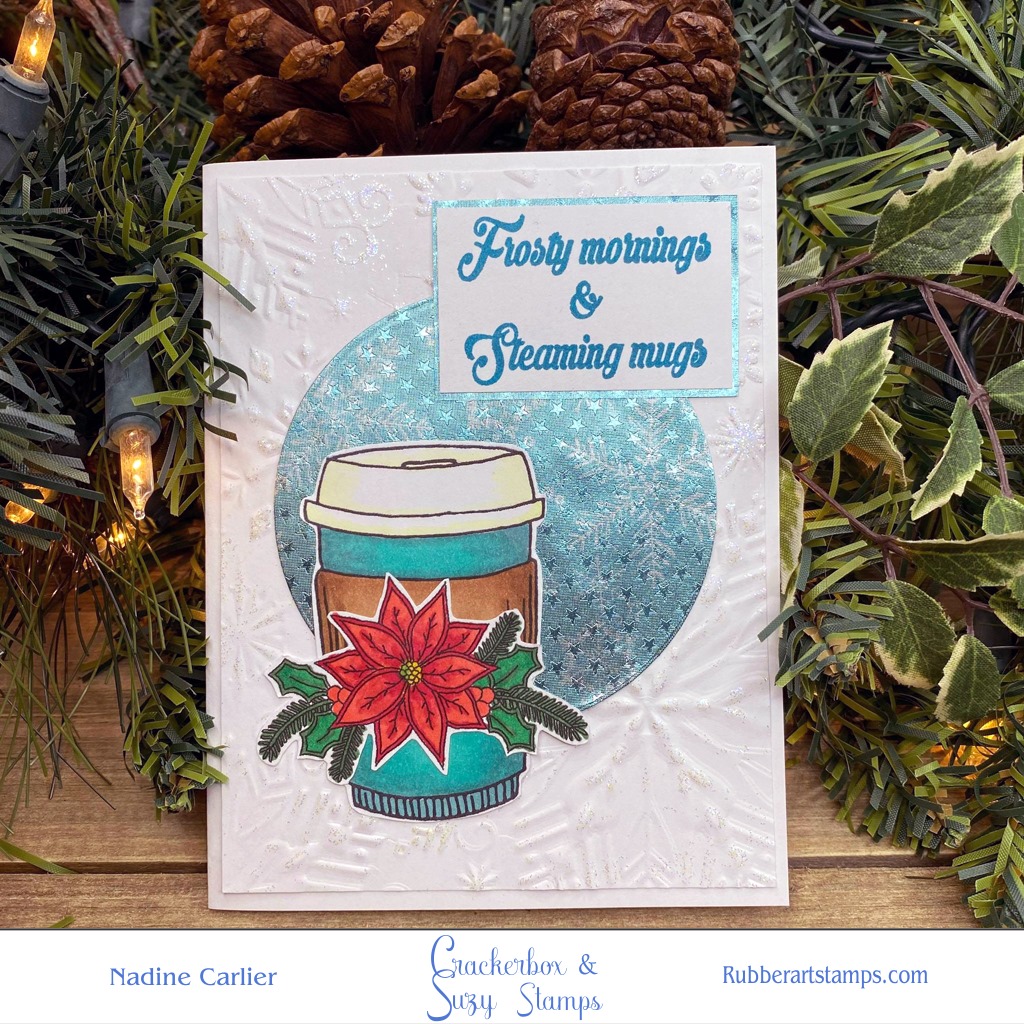 Winter Coffee Christmas Card ~ Nadine Carlier