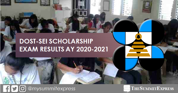 LIST OF PASSERS: DOST Scholarship Exam Result AY 2020-2021