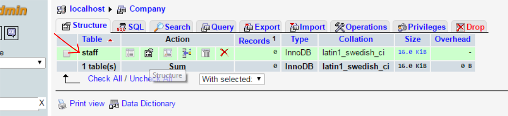 PHP Database Connection using NetBeans IDE 8.1 with WampServer