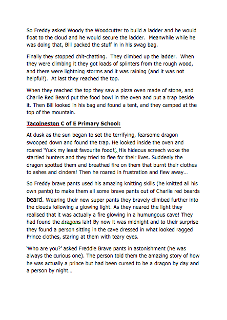 Every Child is a Writer!: Key Stage 1 COMPLETED Story Share