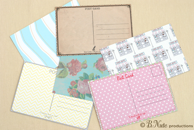 bnute productions: Scrapbook Paper Ideas: Perfect Postcards including ...