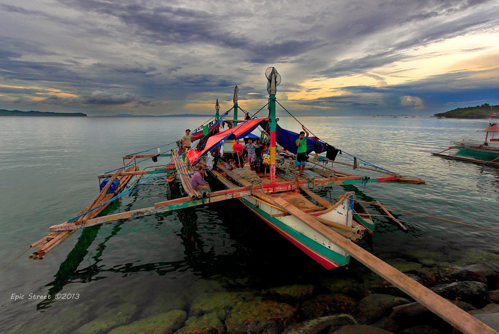 Epic Street :: The Mirror-Like Waters off the Coast of Aroroy, Masbate