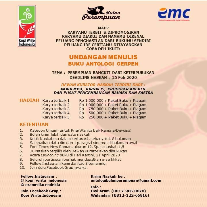 Kriteria penilaian lomba menulis cerpen 2021 Kriteria penilaian lomba menulis cerpen 2021