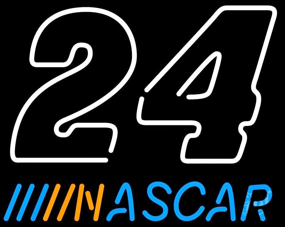 Wiki Neon Sign Blog: NASCAR 24 BEER BAR CLUB NEON LIGHT SIGN (16" X 14 ...