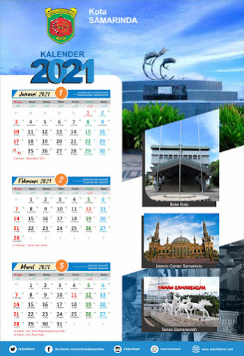 Aneka Model Desain Kalender Dinding 2021 (Free CDR) - TUTORiduan.com