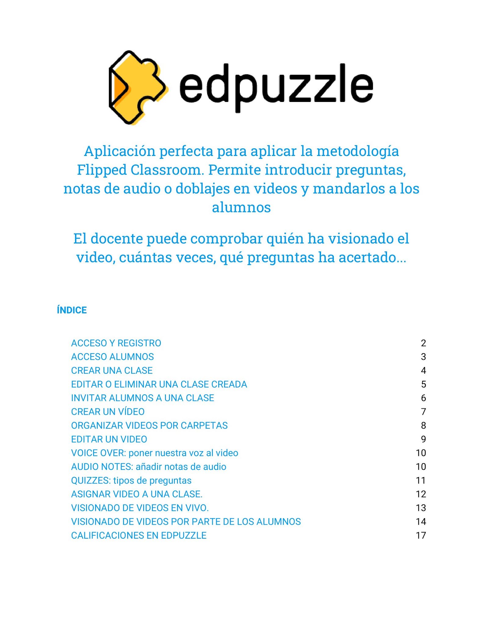 Educación y Tecnología: TUTORIAL DE EDPUZZLE