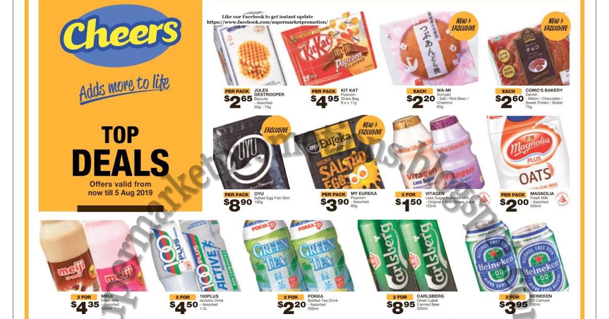 Cheers Promotion 02 July - 05 August 2019 ~ Supermarket Promotions
