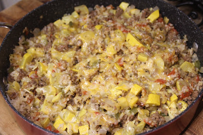 Deep South Dish: Ground Beef and Squash Skillet