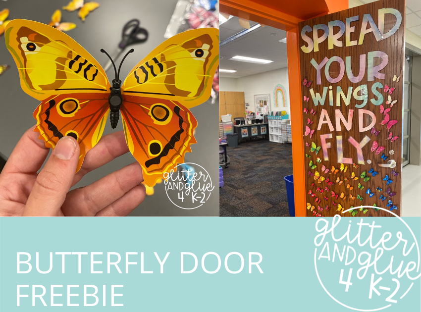 Butterfly Door | Glitter and Glue 4 K-2