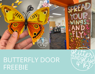 Butterfly Door | Glitter and Glue 4 K-2