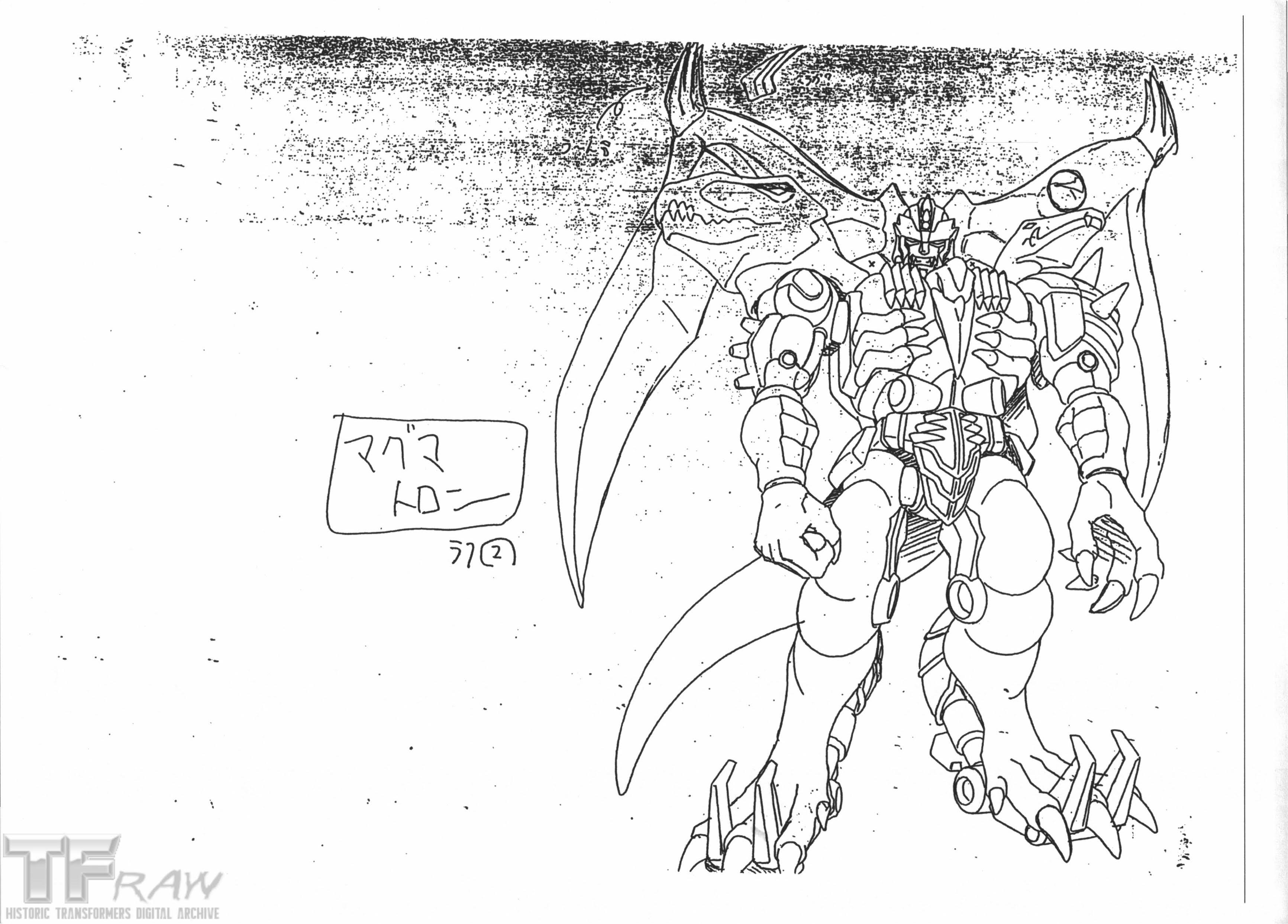 Beast Wars Neo Model Sheets
