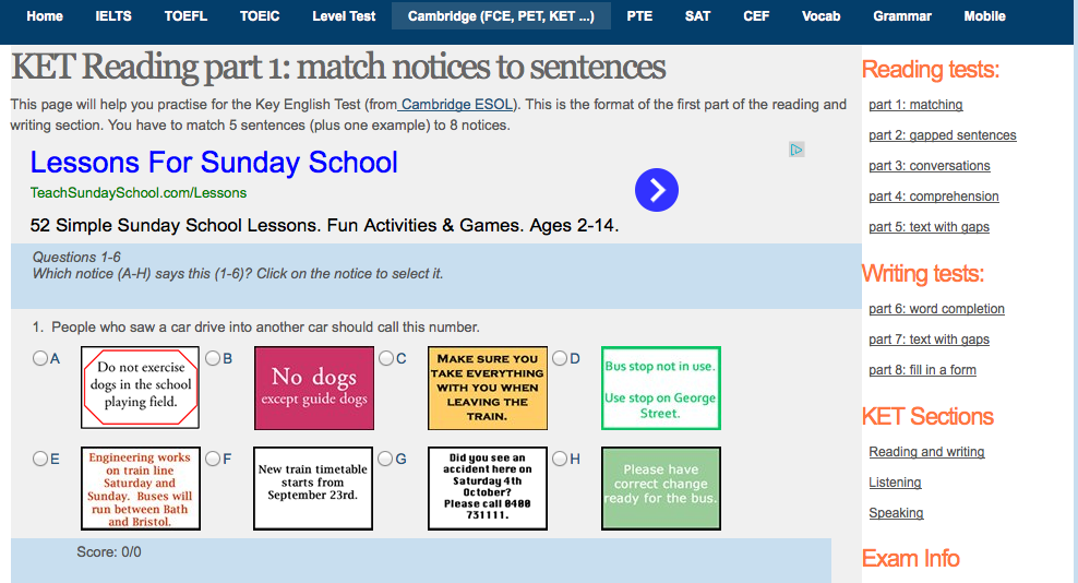 Mr.Garcia´s Blog - Passionate about Teaching and Learning: KET (A2)