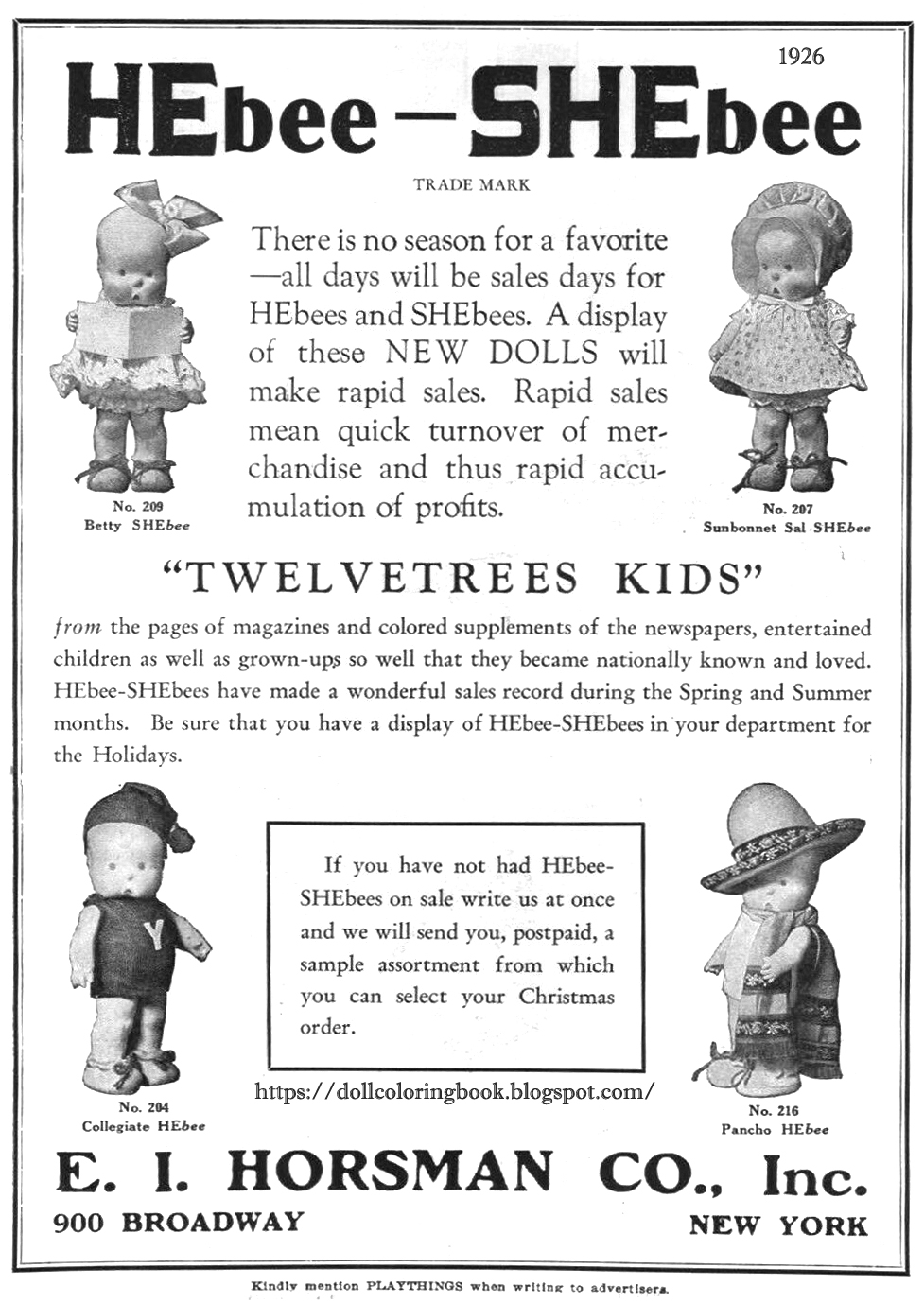 HEbee and SHEbee Pretty Darn Cute! | The Doll Coloring Book