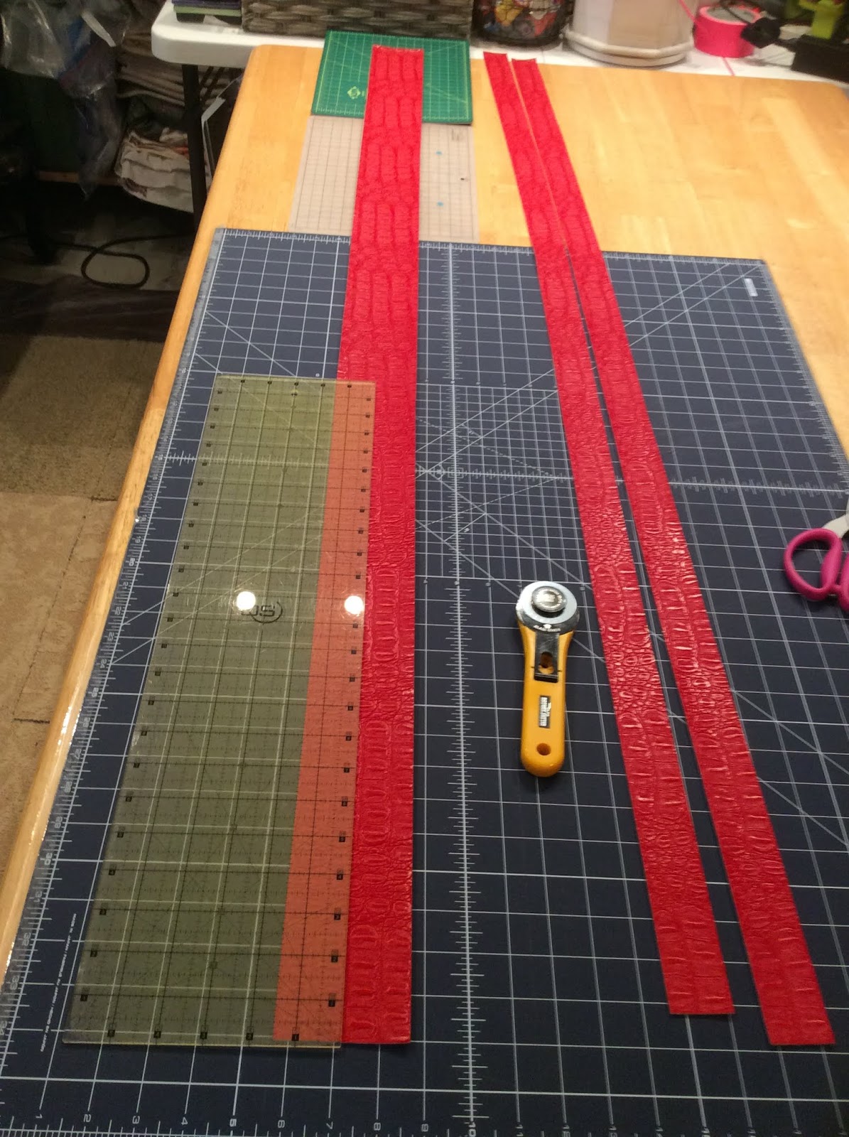 Method Monday, No. 1 A Few Tips About Strip Cutting Fabric/Pleather ...