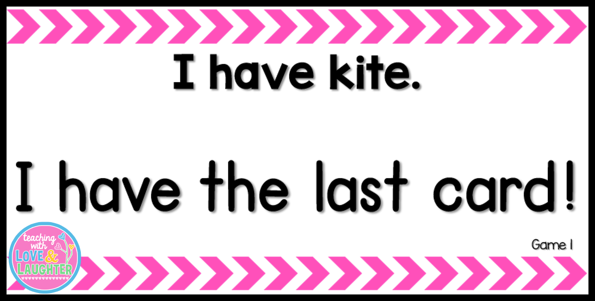 Teaching With Love and Laughter: I Have...Who Has...?