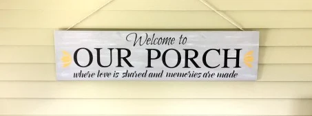 How to Make a Custom Porch Sign