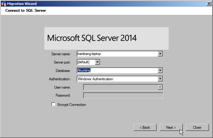 Migrasi Database Access Ke Sql Server Menggunakan Sql Server Migration Assistant Ssma Access