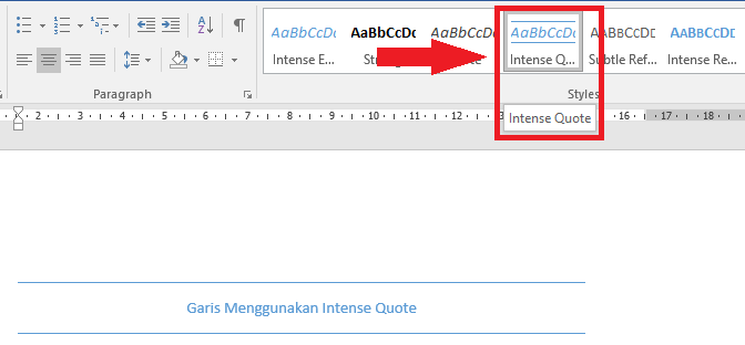 Cara Membuat Macam - Macam Garis di Word - Tutorial Microsoft Office