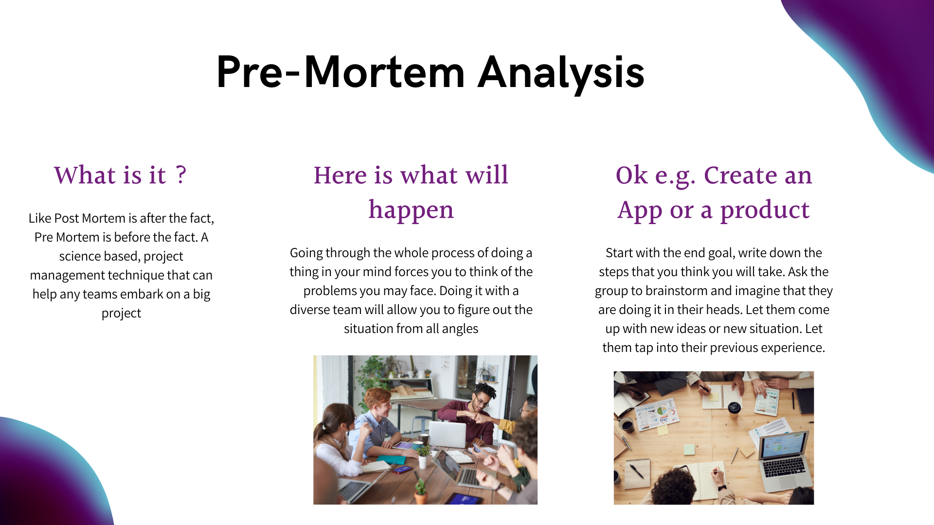 What is Pre-Mortem Analysis and how to use it