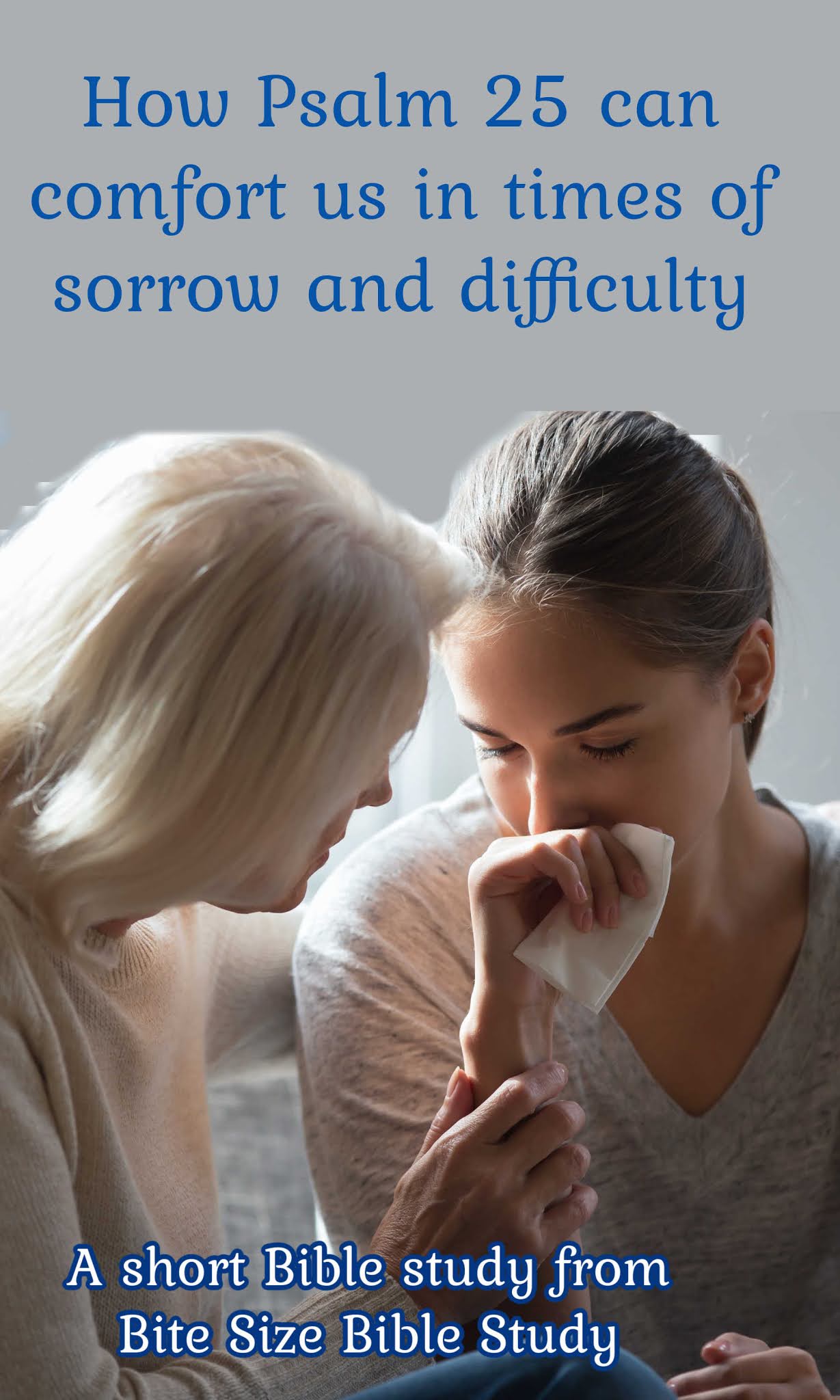 Bite Size Bible Study: Psalm 25: Sweet Sorrow