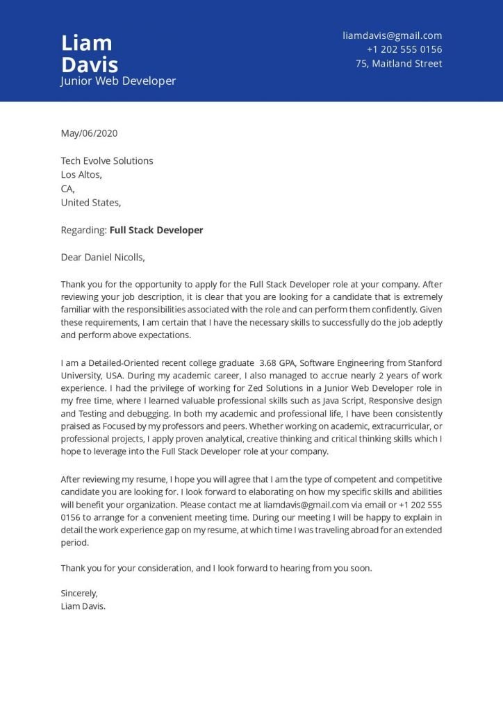 Best Cover Letter Examples ~ Thankyou Letter