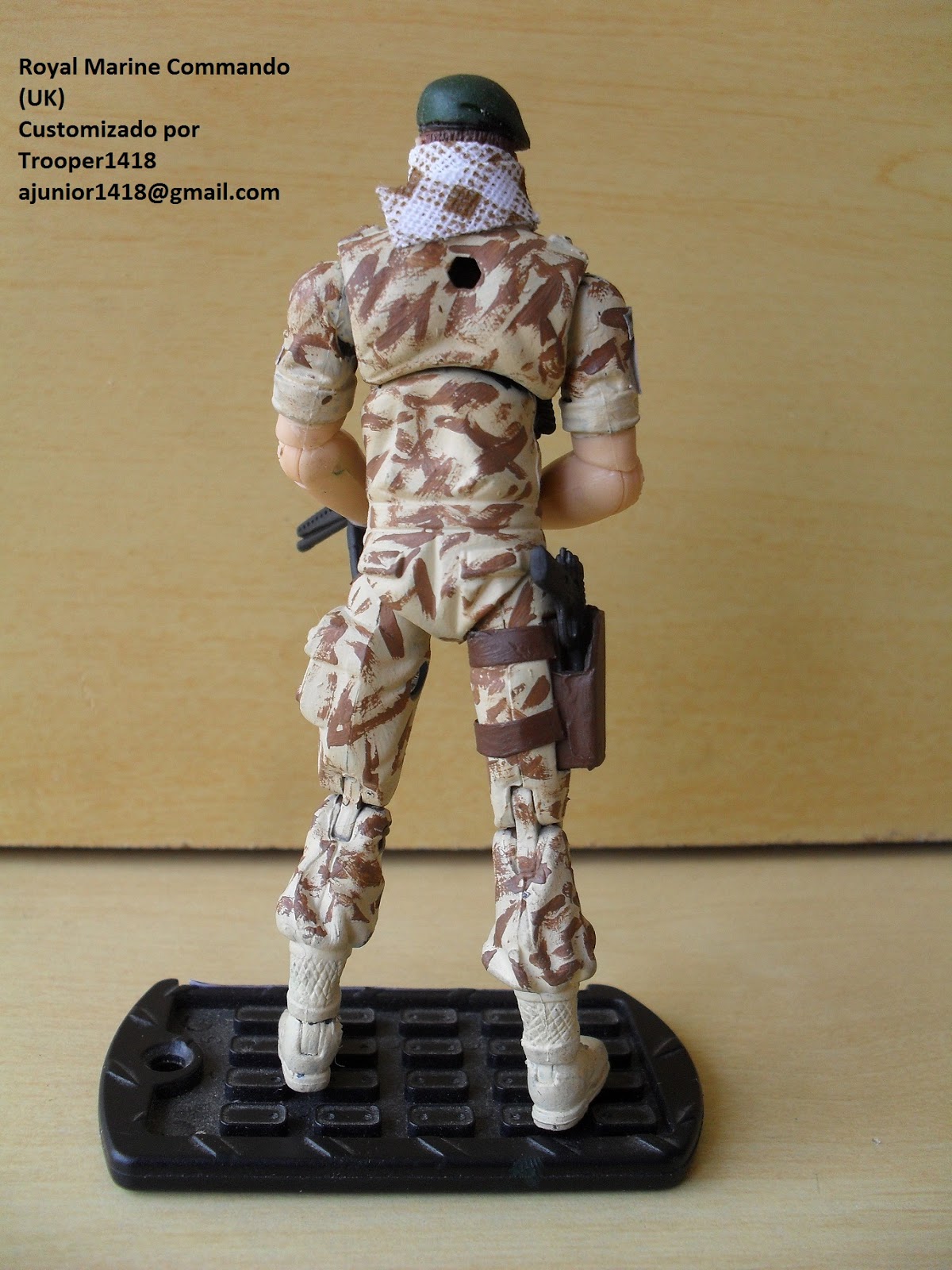 Gi joe Custom Action Figures: Royal Marine Commando ( UK )