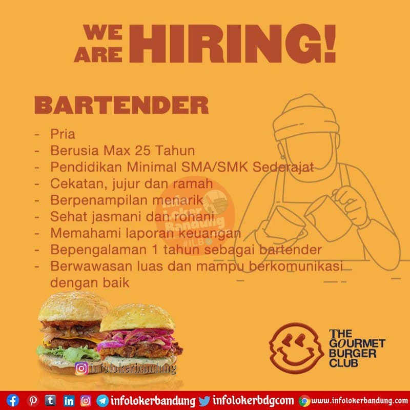 Lowongan Kerja Cashier, Bartender, Cook Yujajan Group Bandung Januari ...