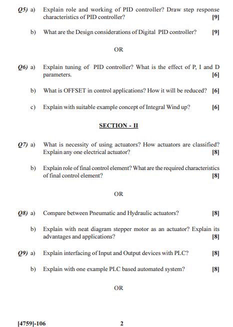 PLC and INDUSTRIAL PROCESS AUTOMATION Pune University April 2015 ...