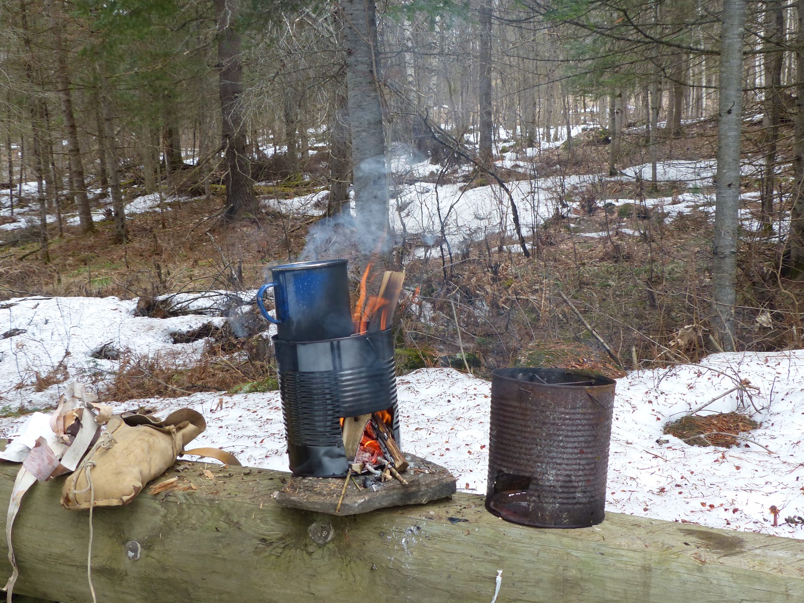 Wilderness Tales by Author R.G.Wright: Easy build survival stove.