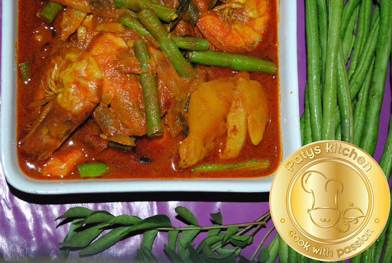 PATYSKITCHEN: MALAYSIAN SHRIMP CURRY WITH PINEAPPLE AND STRING BEANS ...