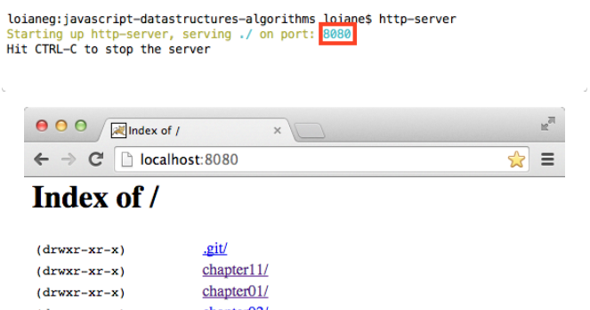 安裝完node.js,在mac中建立http-server,並指定localhost工作路徑